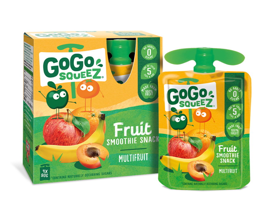 GoGo squeeZ – Fruit & Yogurt Snack Pouches. Healthy Snacks For Kids.