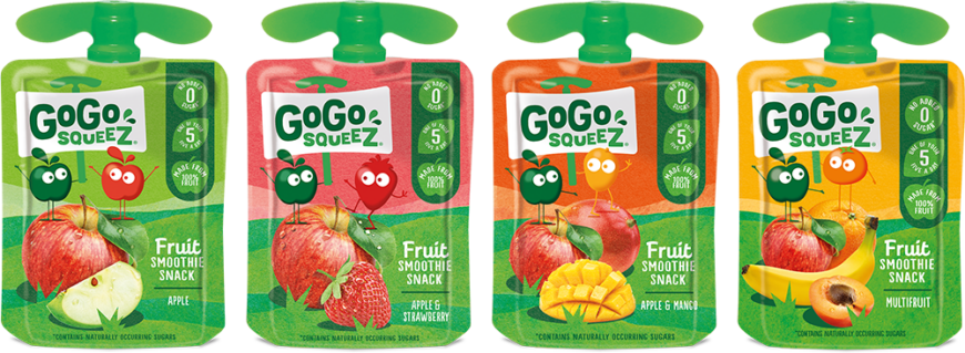 GoGo squeeZ – Fruit & Yogurt Snack Pouches. Healthy Snacks For Kids.